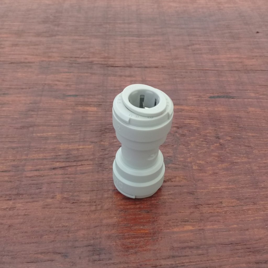 Conexão Rápida DMfit Plástico União Reta Tubo x Tubo – 3/8 x 3/8