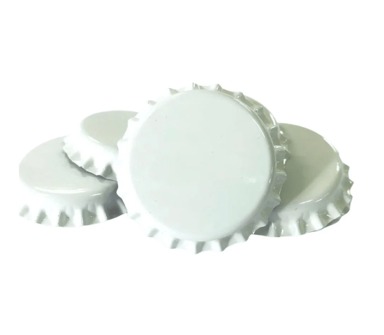 Tampinha Pry-Off Branca - Pacote com 100 unidades